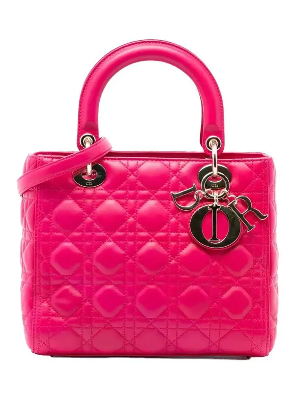 Dior 2013 Medium Lady Satchel - Pink