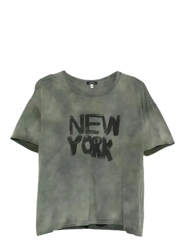 R13 Printed T-shirt - Green