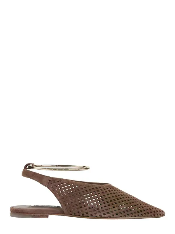 JIL SANDER Slingback Flat Pumps - Brown