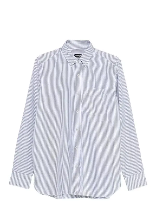 TOM FORD Striped Shirt - White