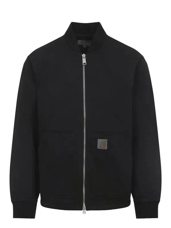 Carhartt Work In Progress Zip-up Bomber Jacket - Black