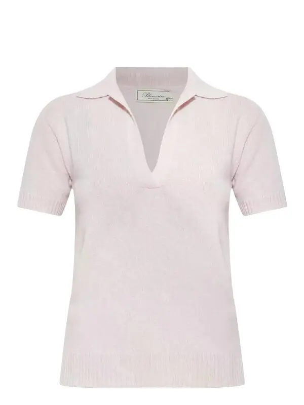 Blumarine V-neck T-shirt - Pink
