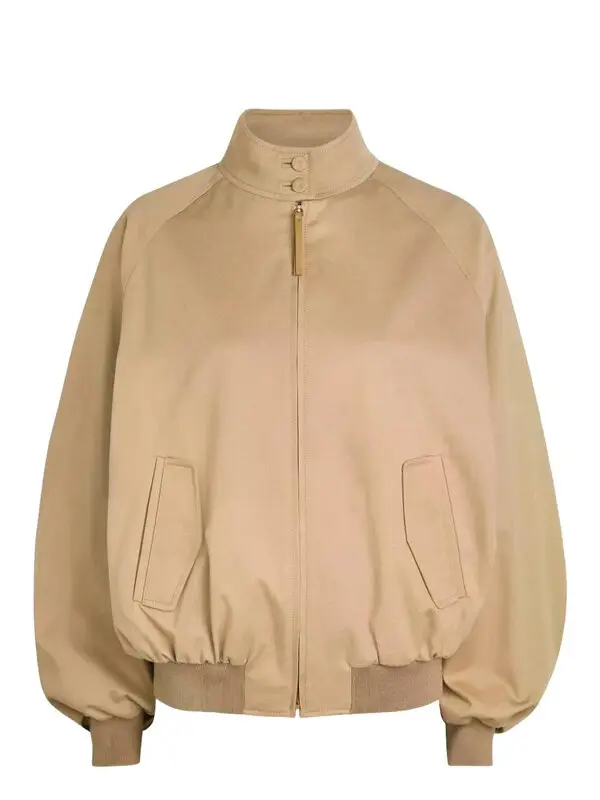 Gabriela Hearst Wynne Zip-up Bomber Jacket - Neutrals