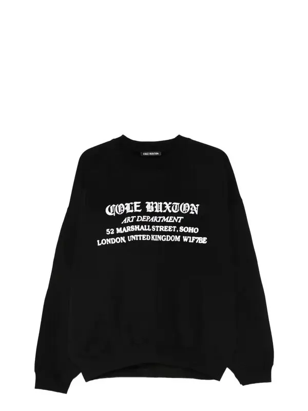 COLE BUXTON Art Department Sweatshirt - Black