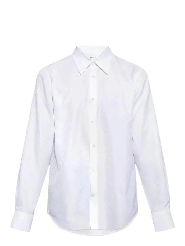 Alexander McQueen Skull-print Shirt - White