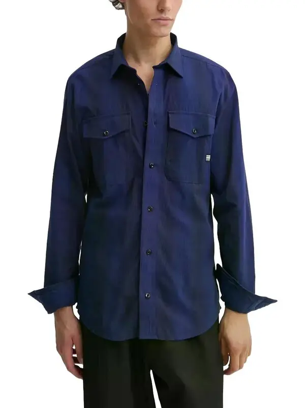 G-star Raw Flap-pockets Shirt - Blue