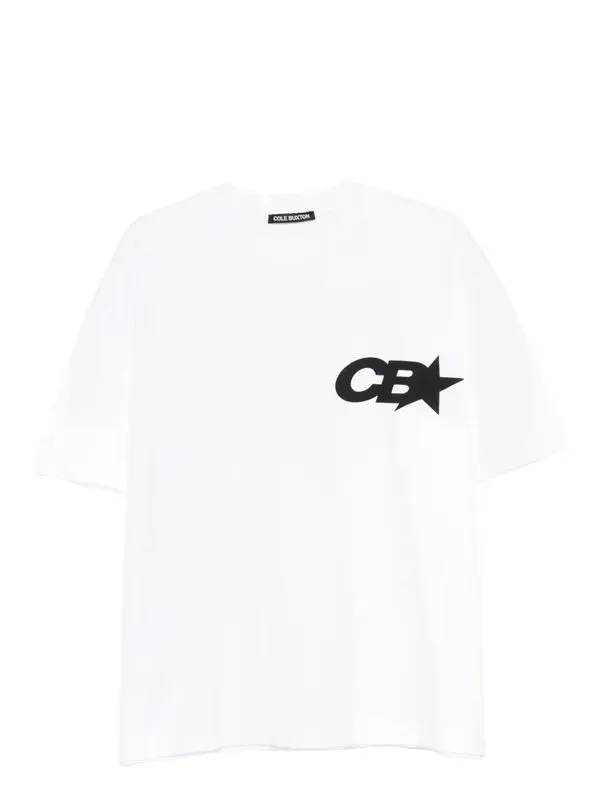 COLE BUXTON Logo-graphic T-shirt - White