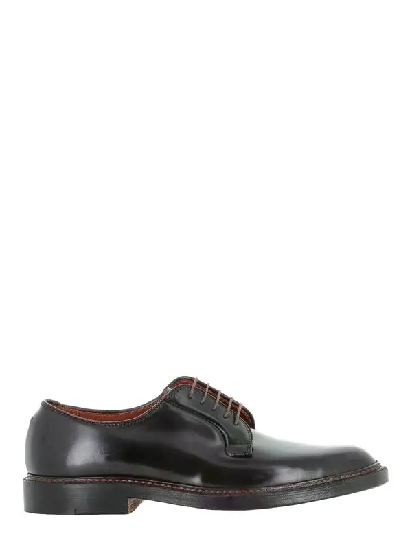 Alden Horse Leather Derby Shoes - Red