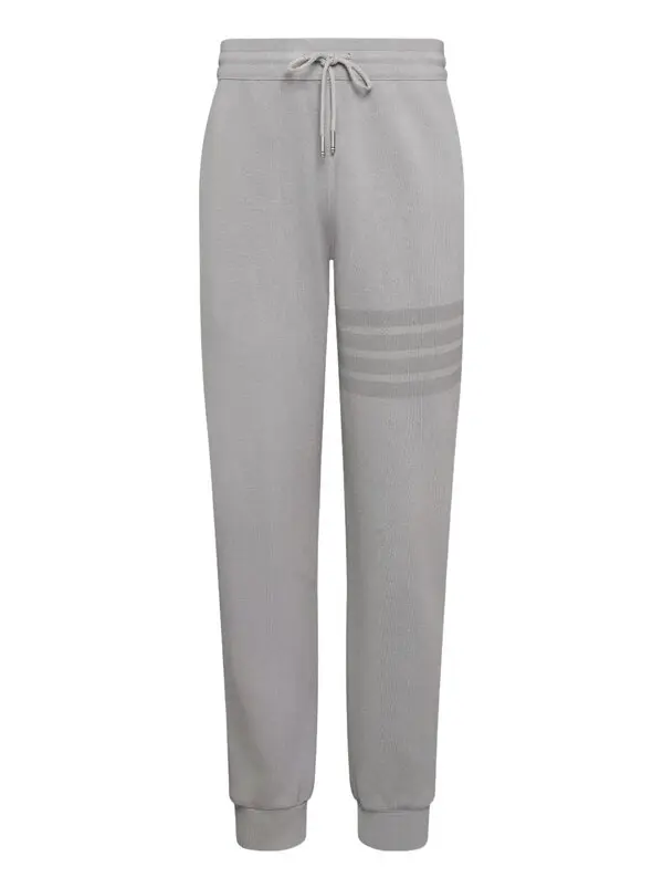 Thom Browne Loopback Four-bar Track Pants - Grey