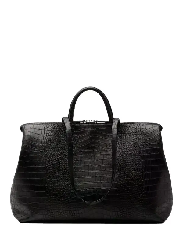 Marsèll Crocodile-effect Tote Bag - Black