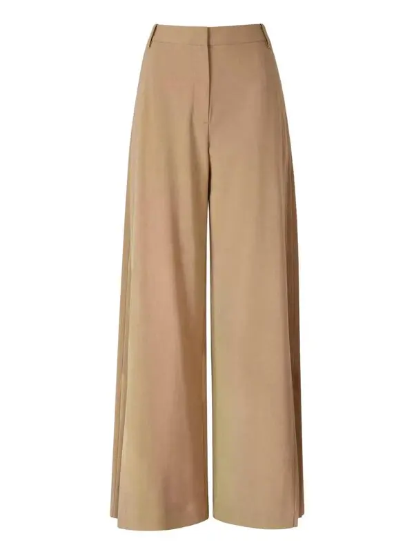 Simkhai Pleated Palazzo Trousers - Neutrals