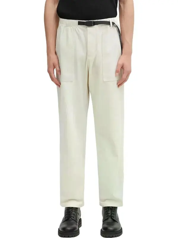 Gramicci Loose Tapered Ridge Elasticated Trousers - Neutrals