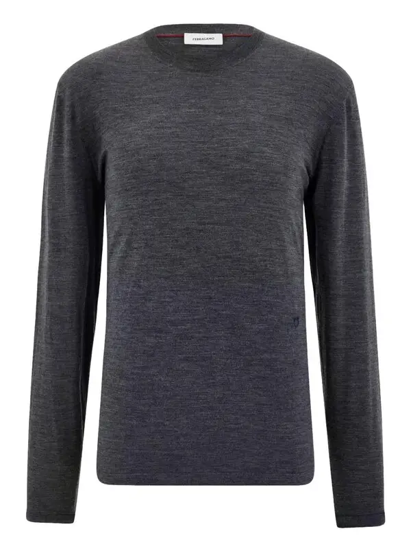 FERRAGAMO Crew-neck Sweater - Grey
