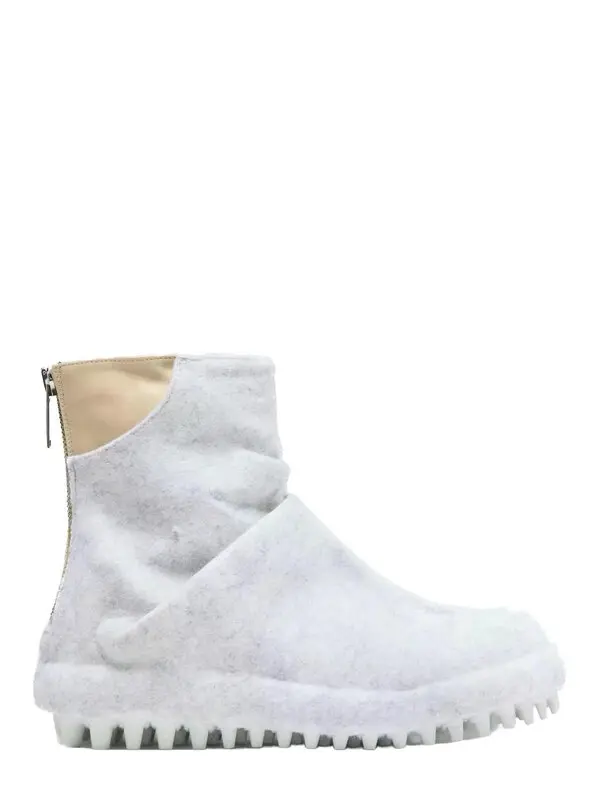 424 Miner Biker Boots - White