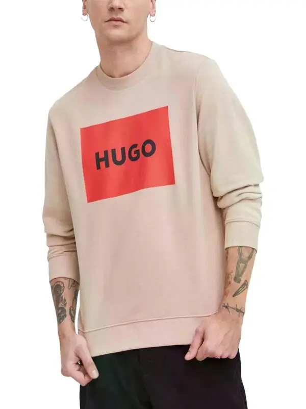 Hugo Graphic Print Sweatshirt - Neutrals