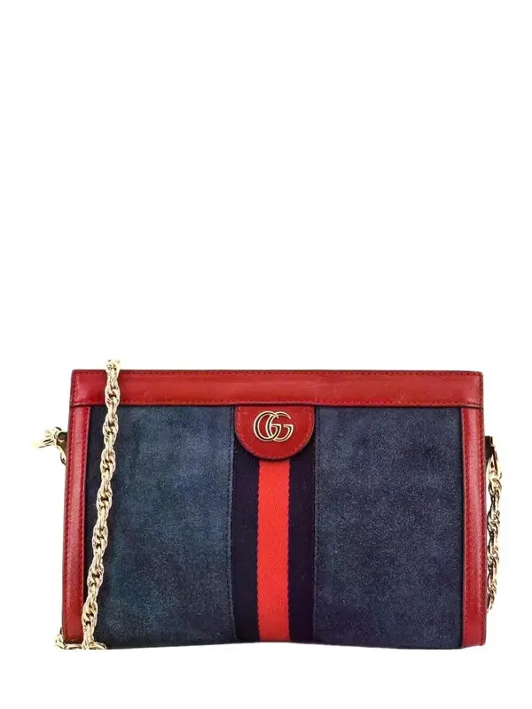 Gucci Ophidia Chain Small Shoulder Bag - Blue