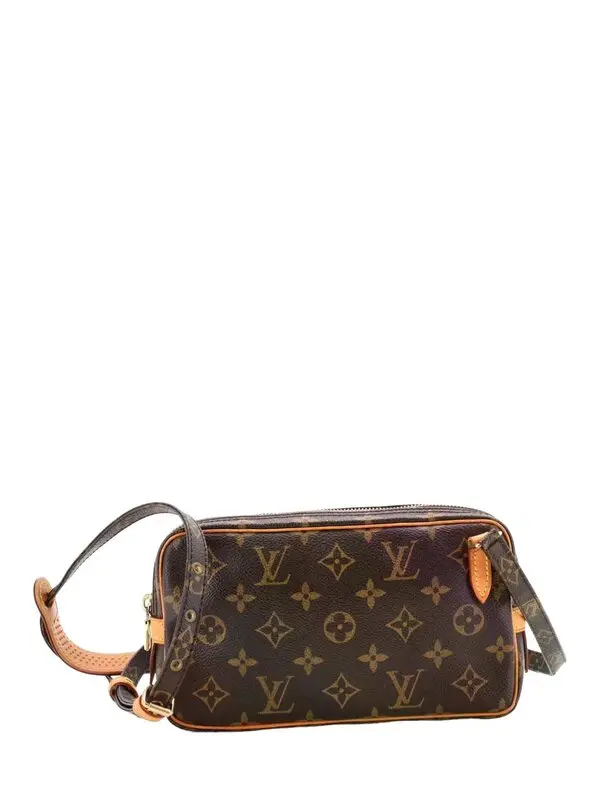 LOUIS VUITTON Pochette Marly Bandouliere Monogram Canvas - Brown