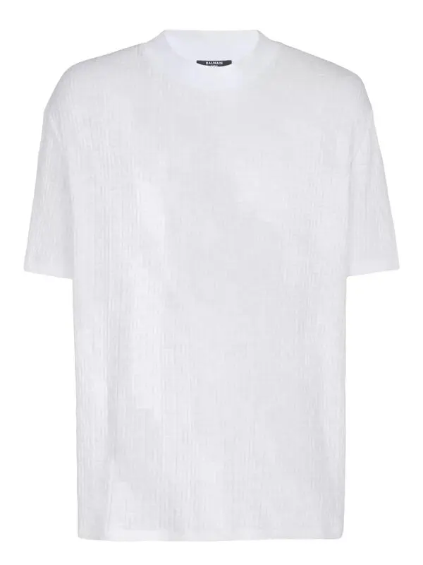 Balmain Pb-monogram T-shirt - White