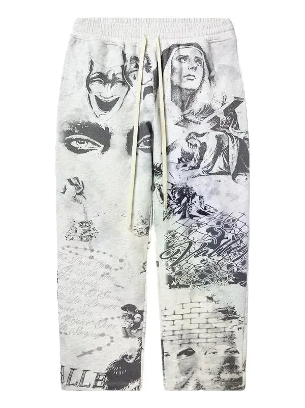 VALE Mural Track Pants - White