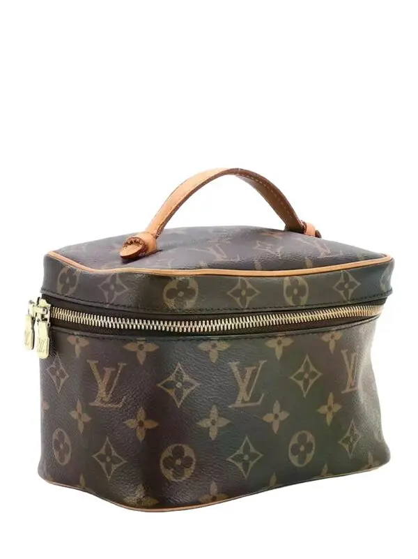 LOUIS VUITTON Vanity Case Monogram Canvas Mini Pouch - Brown