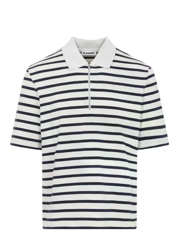 JIL SANDER Half-zip Polo Shirt - White