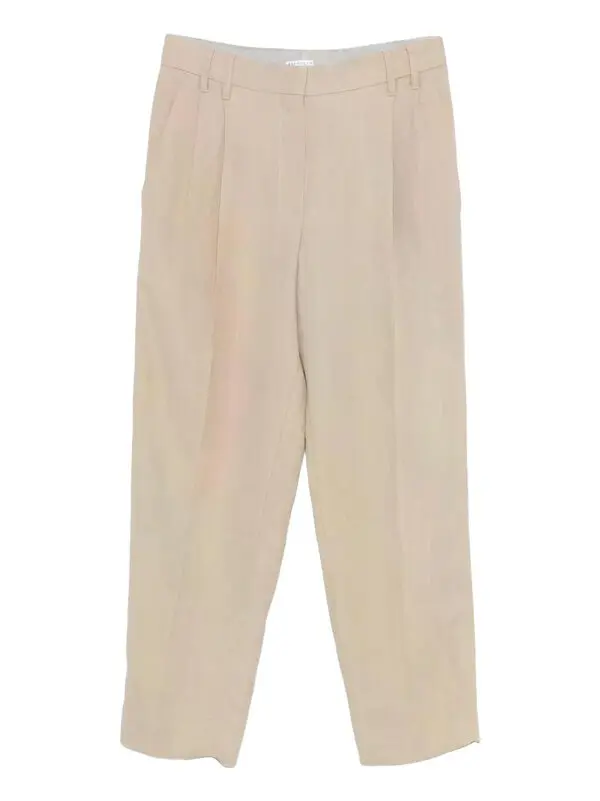 Brunello Cucinelli Pleated Trousers - Neutrals