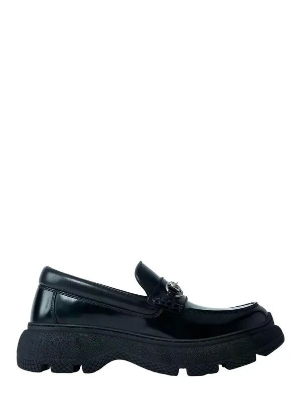 Gucci Horsebit-detail Loafers - Black