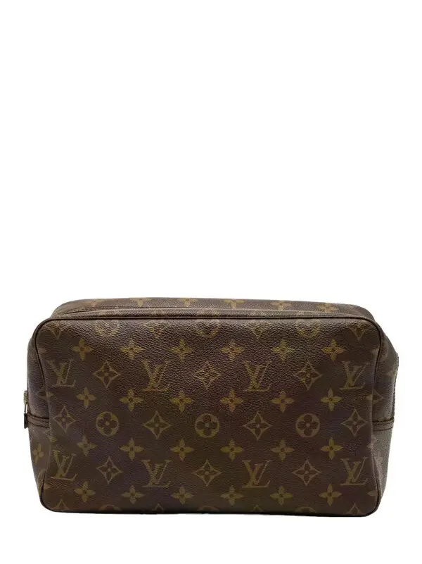LOUIS VUITTON Monogram Trousse Toilette 28 - Brown