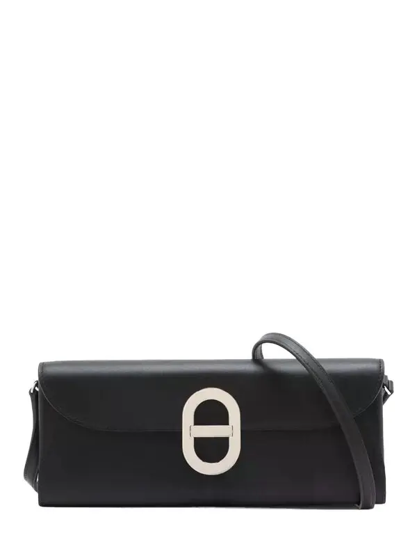 Hermès Veau Jonathan Maillon To Go Wallet Crossbody Bag - Black