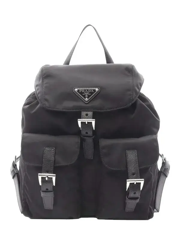 Prada 2013-2025 Tessuto Backpack - Black