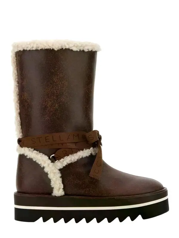 Stella McCartney Platform Snow Boots - Brown