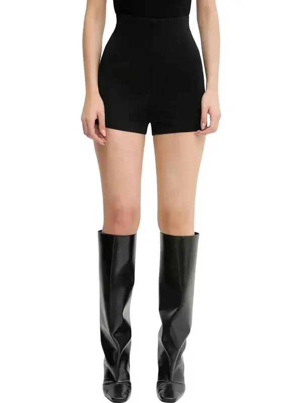 Rick Owens Dirt Bolan Cut-off Elasticated-waisted Shorts - Black
