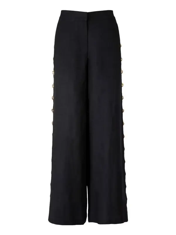 Simkhai Cayman Studded Palazzo Pants - Black