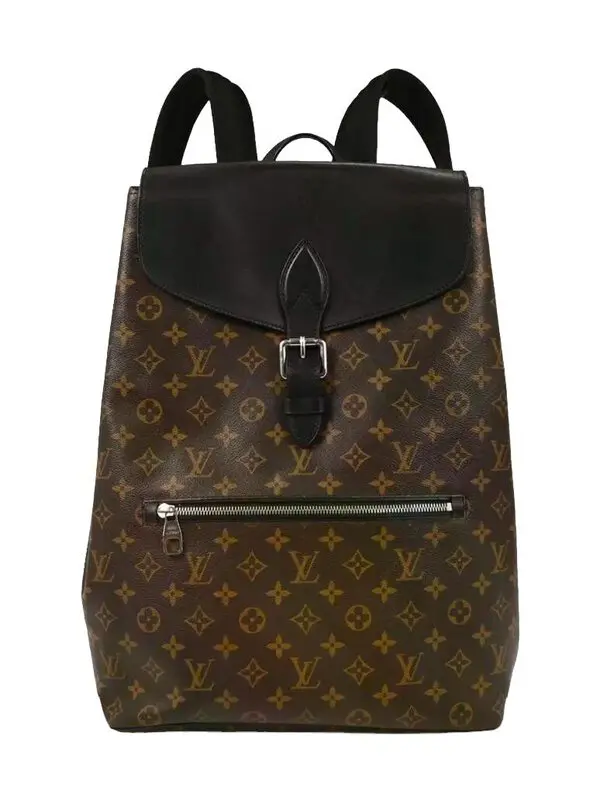 LOUIS VUITTON 2012 Palk Monogram-pattern Backpack - Brown