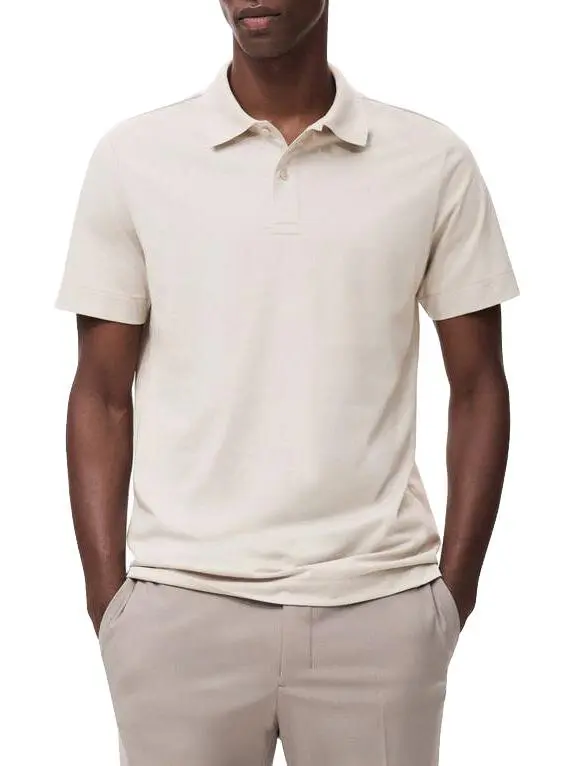 Mango Slim Fit Thermolite® Polo - Ice Grey