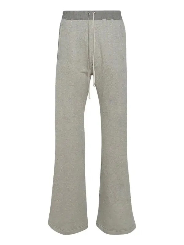 Rick Owens Pantaloni In Felpa Pusher Pants Melange - Grey