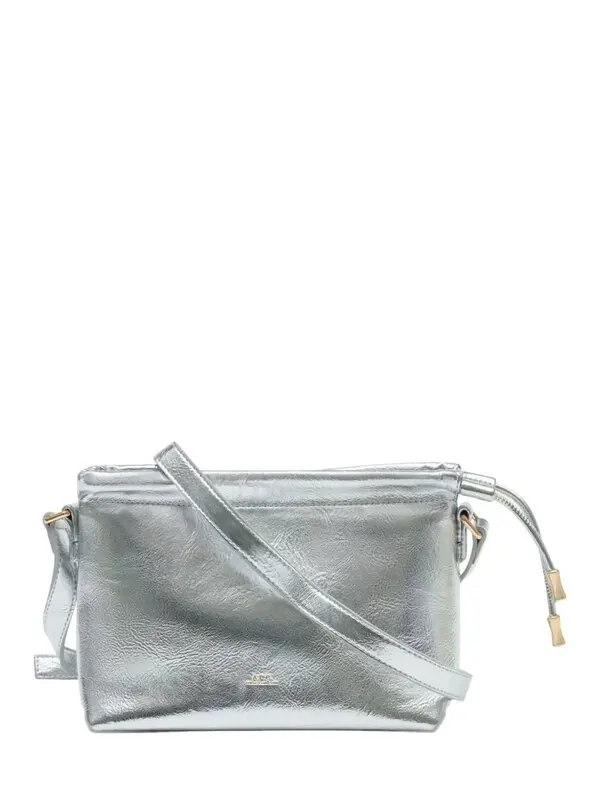 A.p.c. Mini Ninon Crossbody Bag - Silver