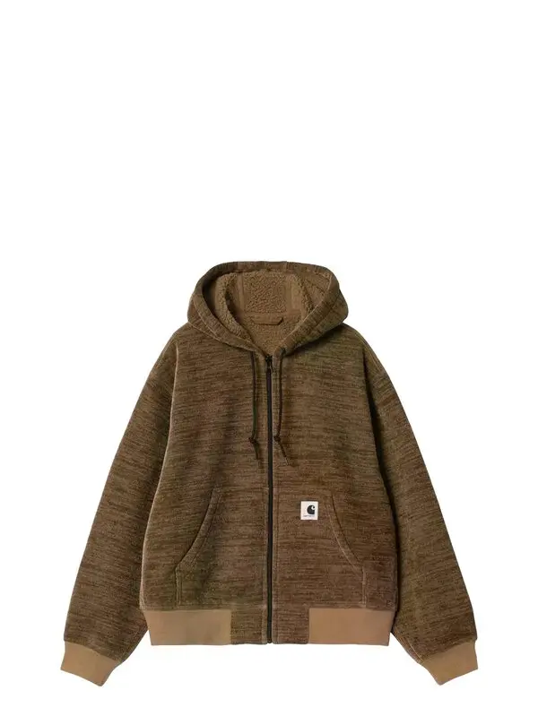 Carhartt Work In Progress Active Zip-up Hoodie - Brown