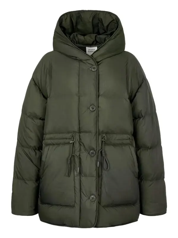 STUDIO TOMBOY Hooded Puffer Jacket - Green
