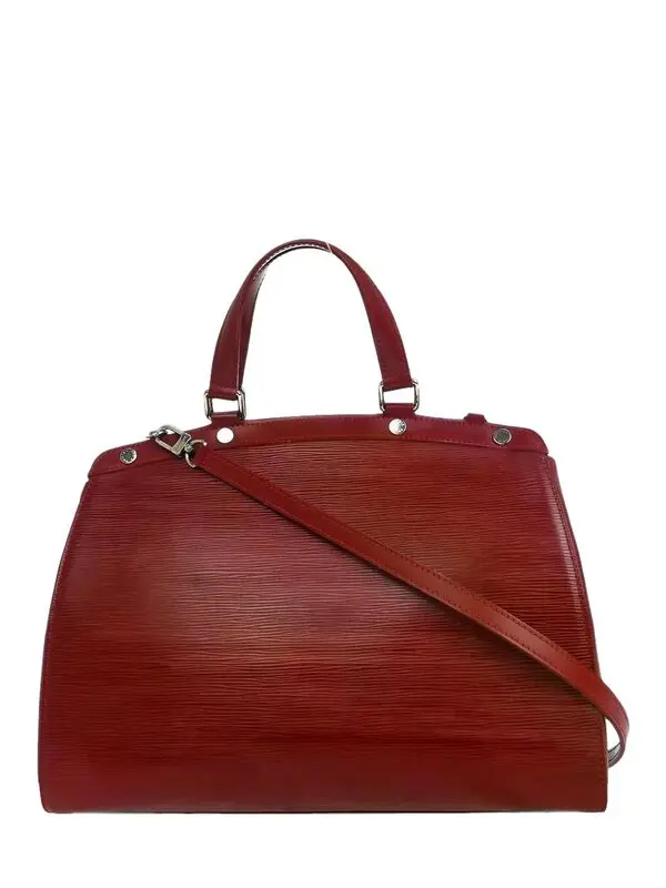 LOUIS VUITTON 2010 Mm Brea Leather Tote Bag - Red