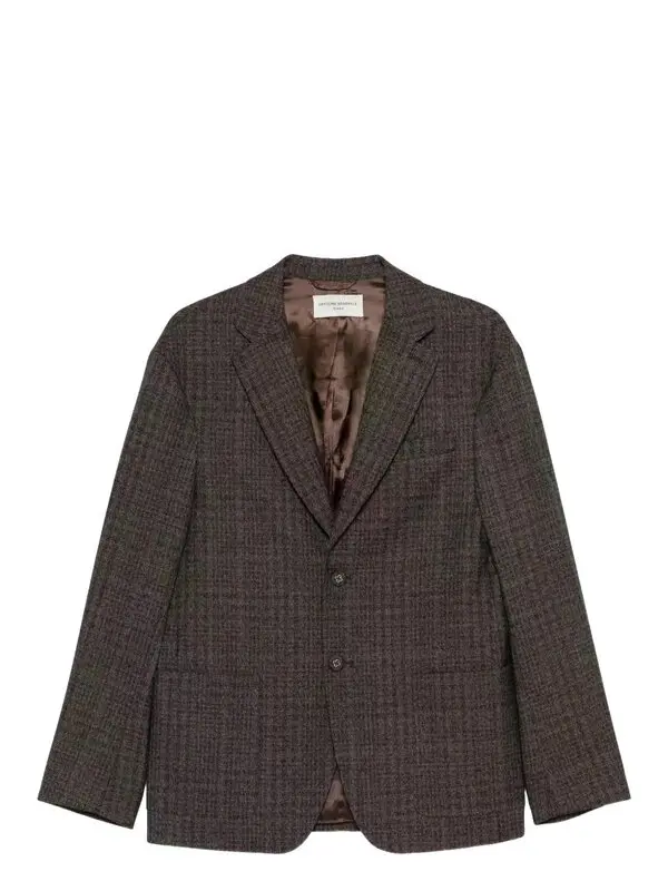 Officine Générale Single-breasted Blazer - Brown