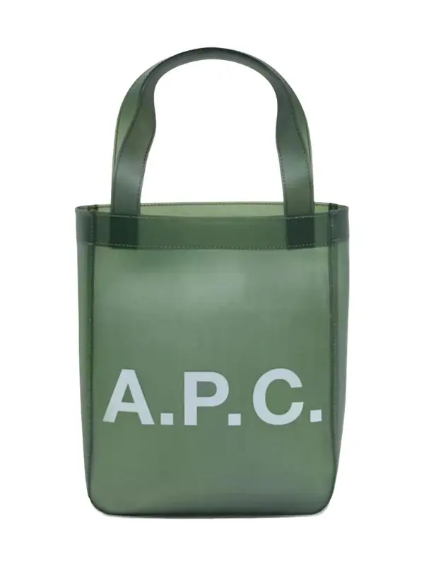 A.p.c. Two Handles Shopper Bag - Green