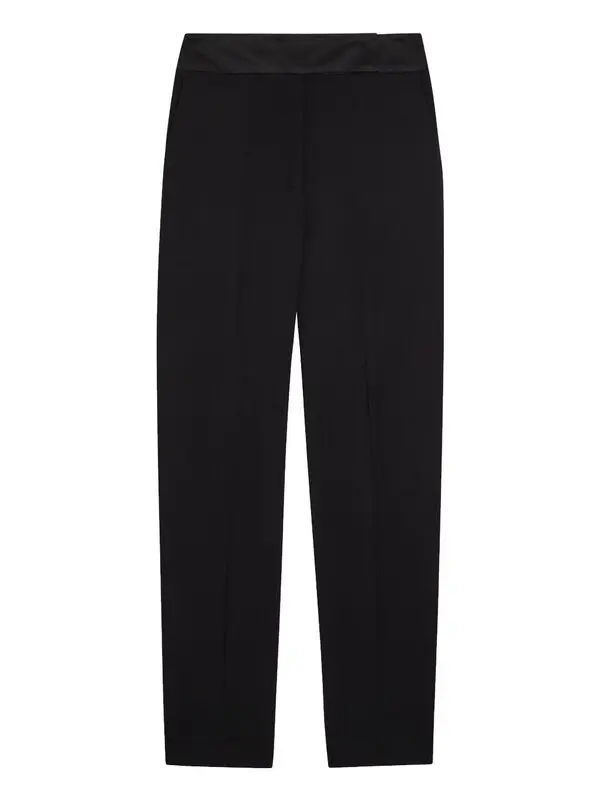 JOSEPH Aix Tapered Trousers - Black