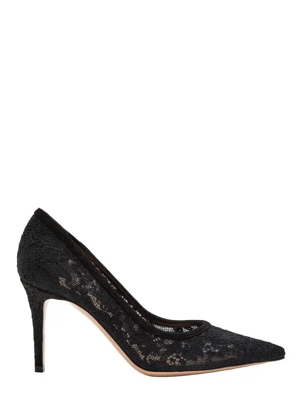 GIANVITO ROSSI Claudia 85 Lace Pumps - Black