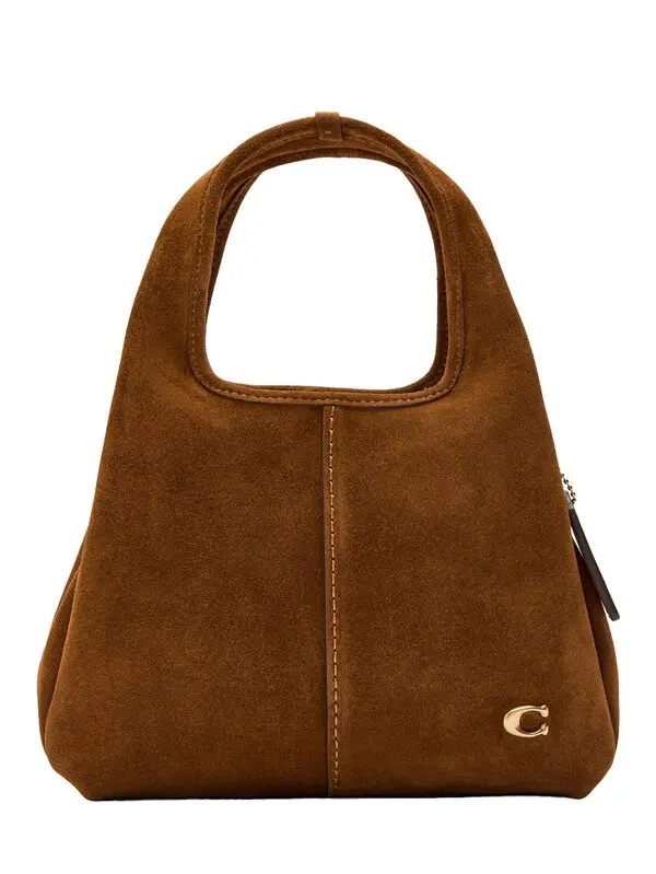 COACH® Lana Suede Shoulder Bag - Brown