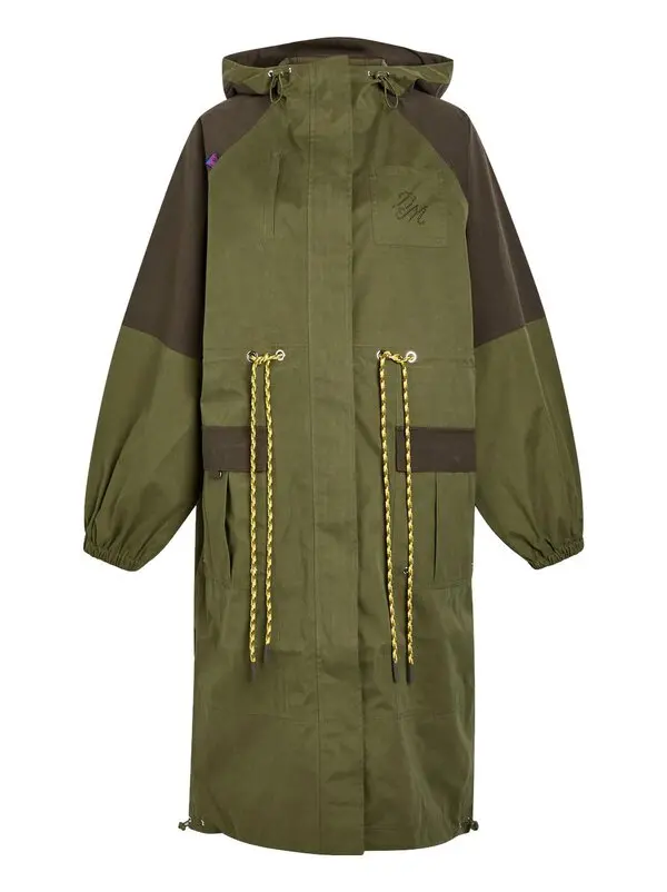 DAMSON MADDER Logan Waterproof Hooded Shell Coat - Green