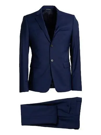 Emporio Armani David Line Suit Size Wool - Blue