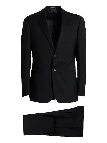 Emporio Armani G Line Suit Size Virgin Wool - Black