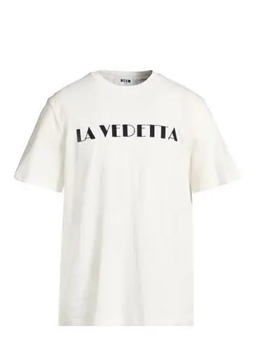 MSGM T-shirt Size Cotton - White