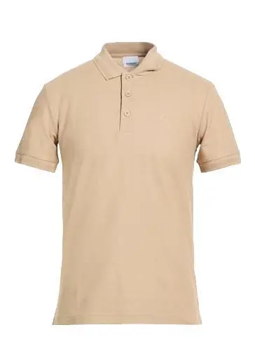 Burberry Polo Shirt Sand Size Cotton - Beige